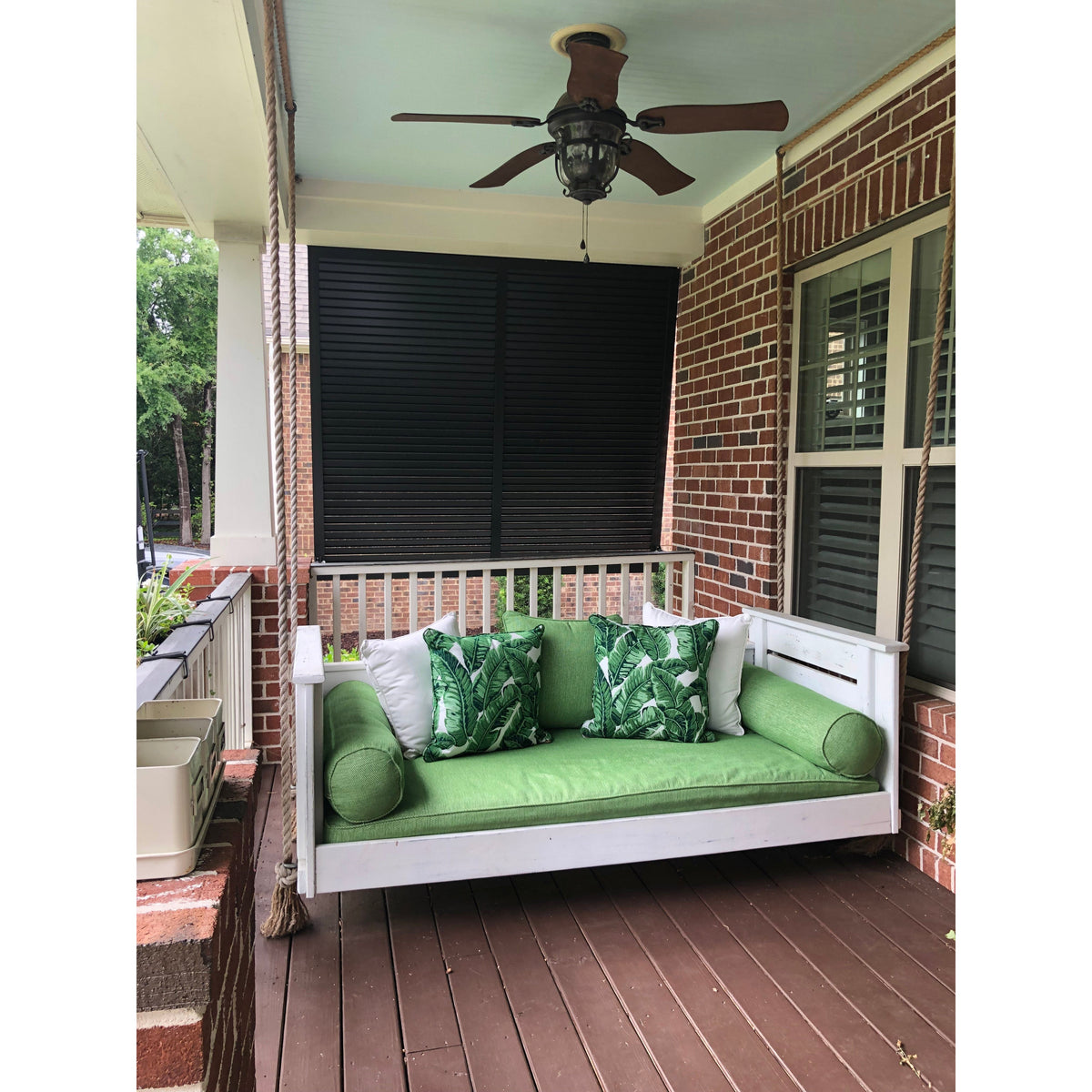 The Joshua Complete Swing Bed, Pillows and Cushion Package - Mid, Twin ...